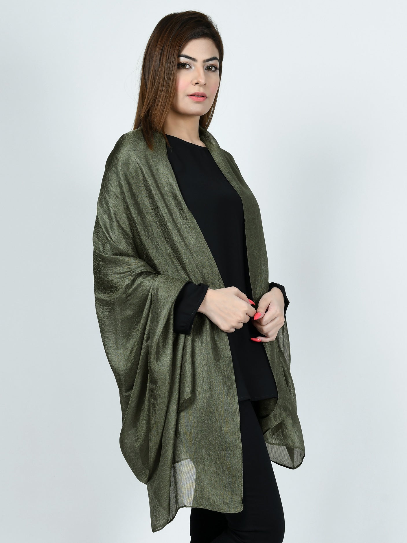 Plain Silk Scarf – Limelightpk