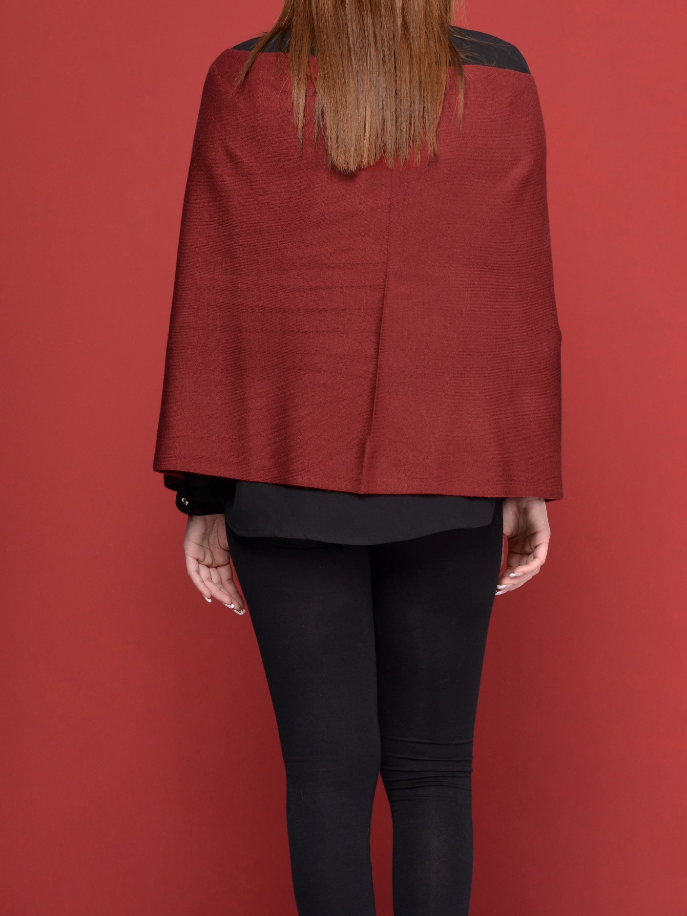 Two-Toned Cape Shawl – Limelightpk