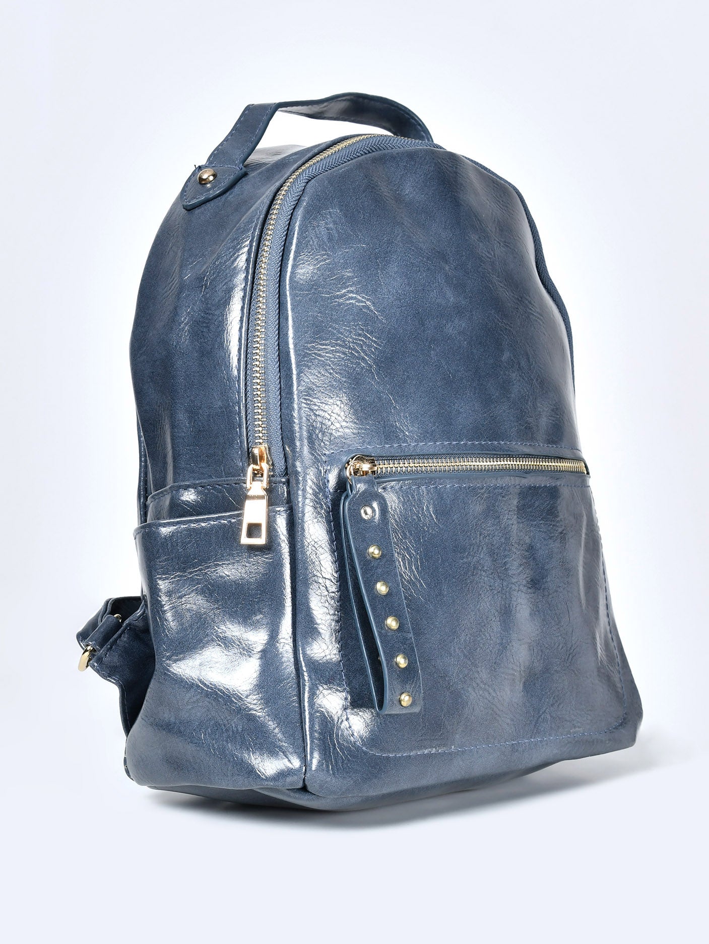 Textured Glossy Backpack – Limelightpk