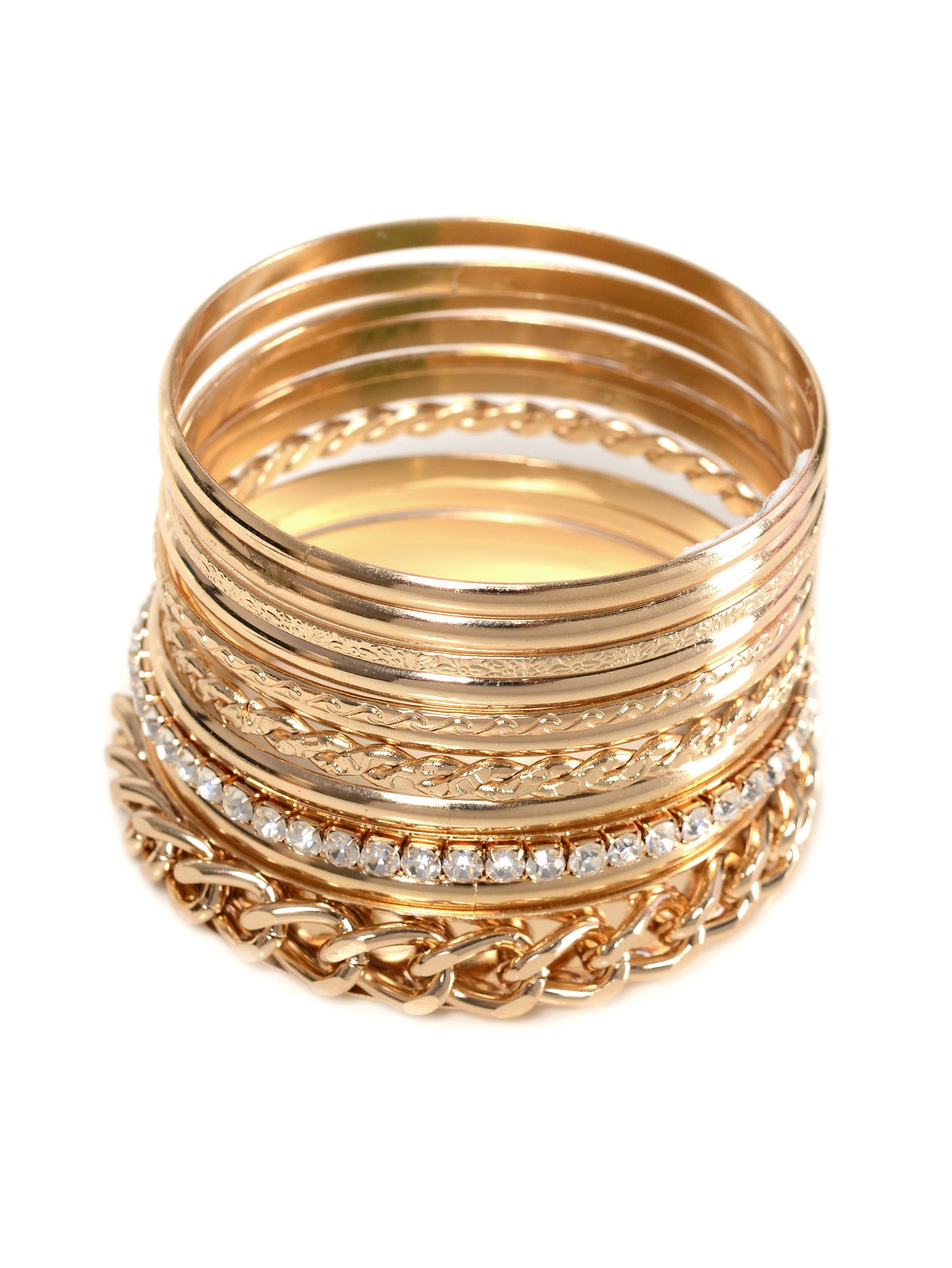 Gold Multi Pack Bangles – Limelightpk