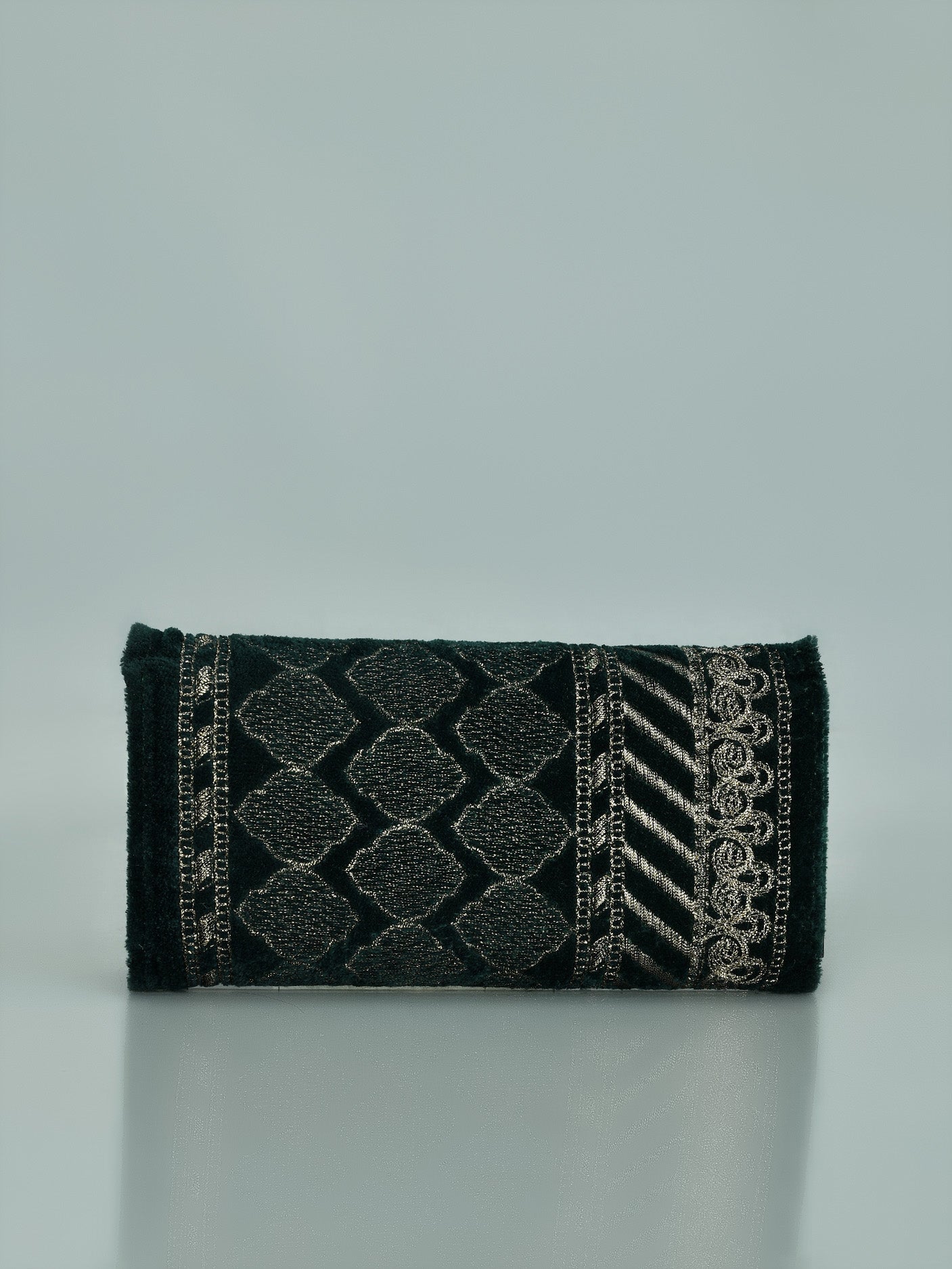 Velvet Embroidered Wallet – Limelightpk