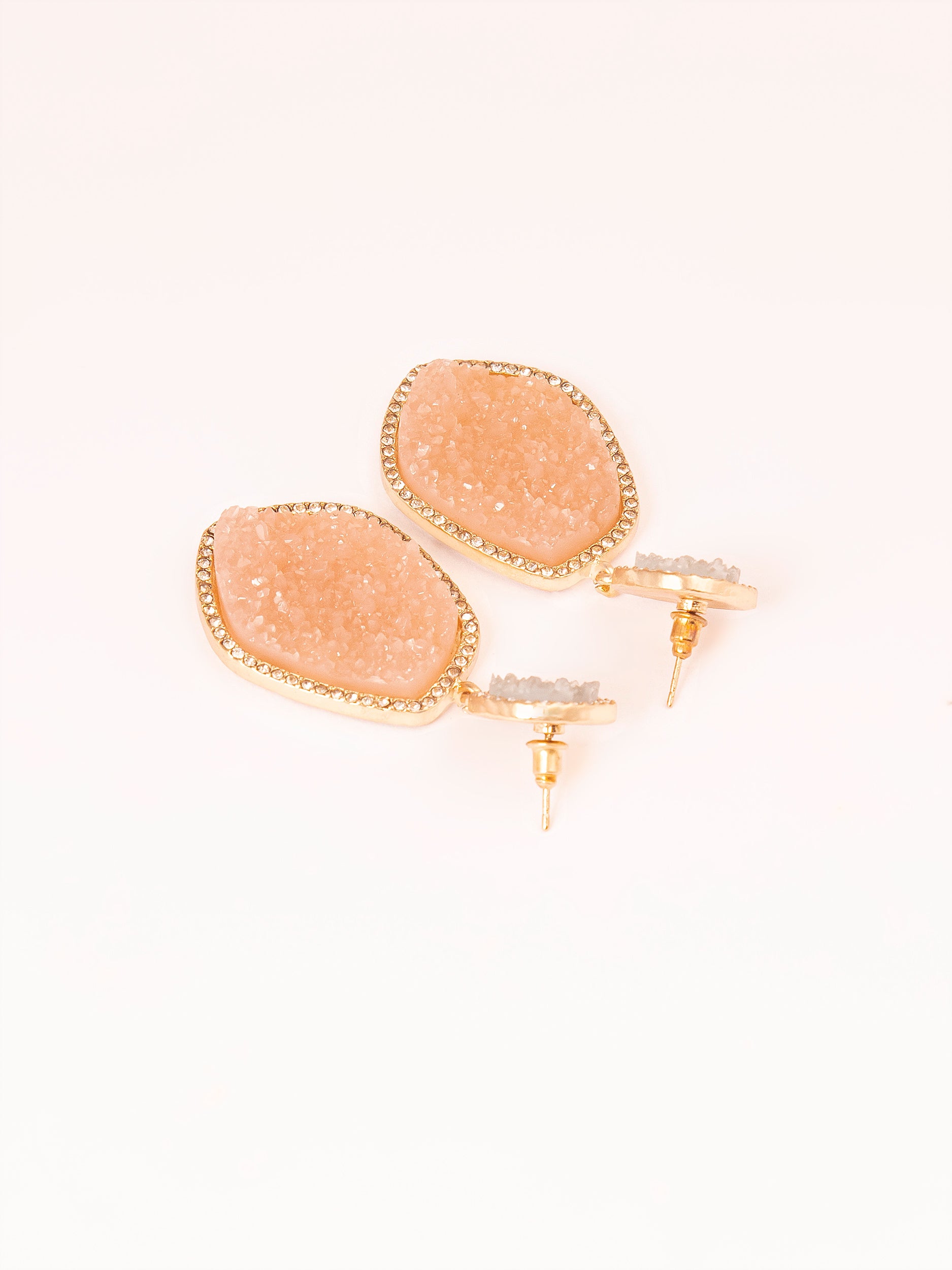 Two Tone Rock Earrings – Limelightpk