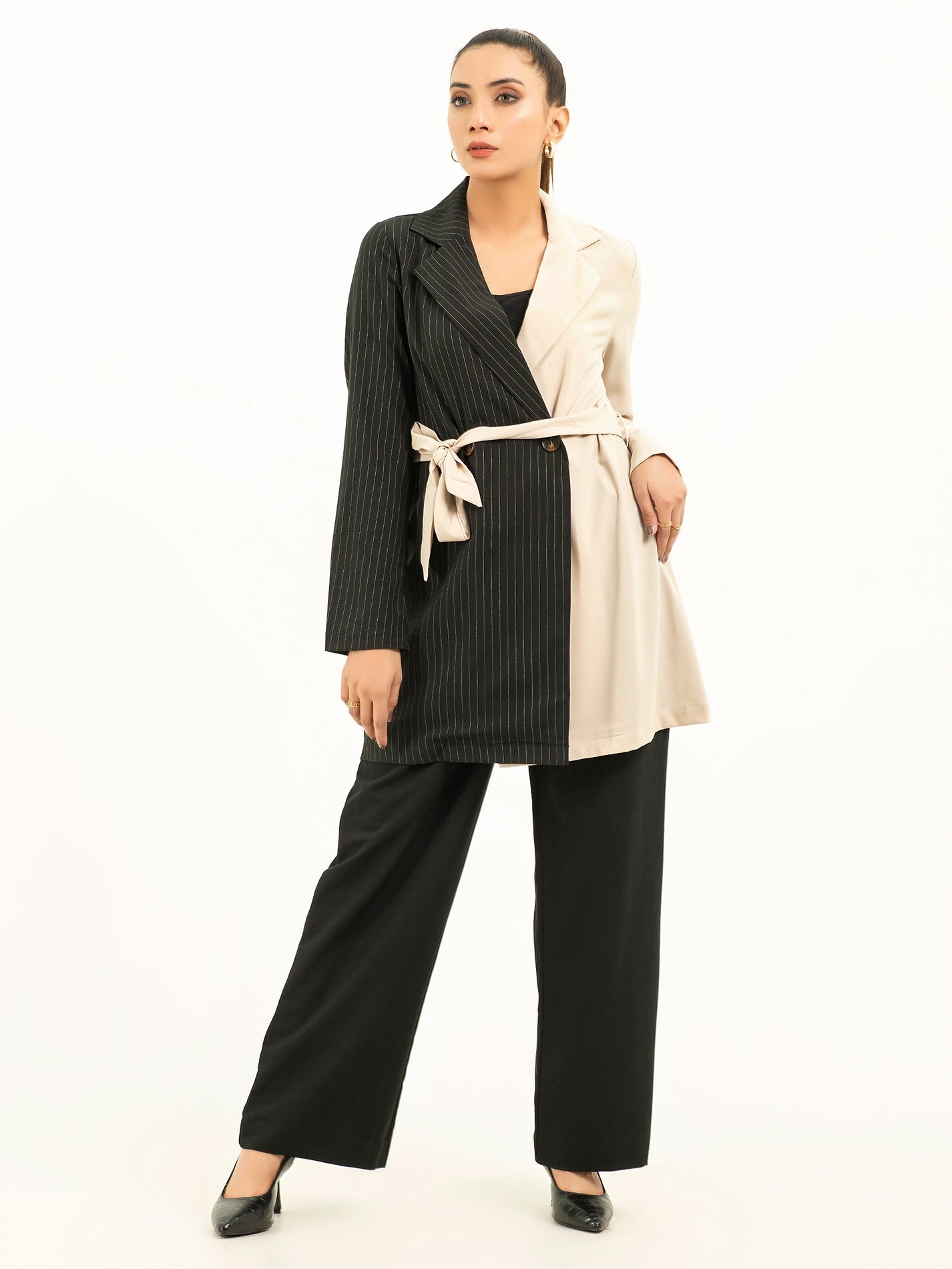 Two Tone Coat – Limelightpk