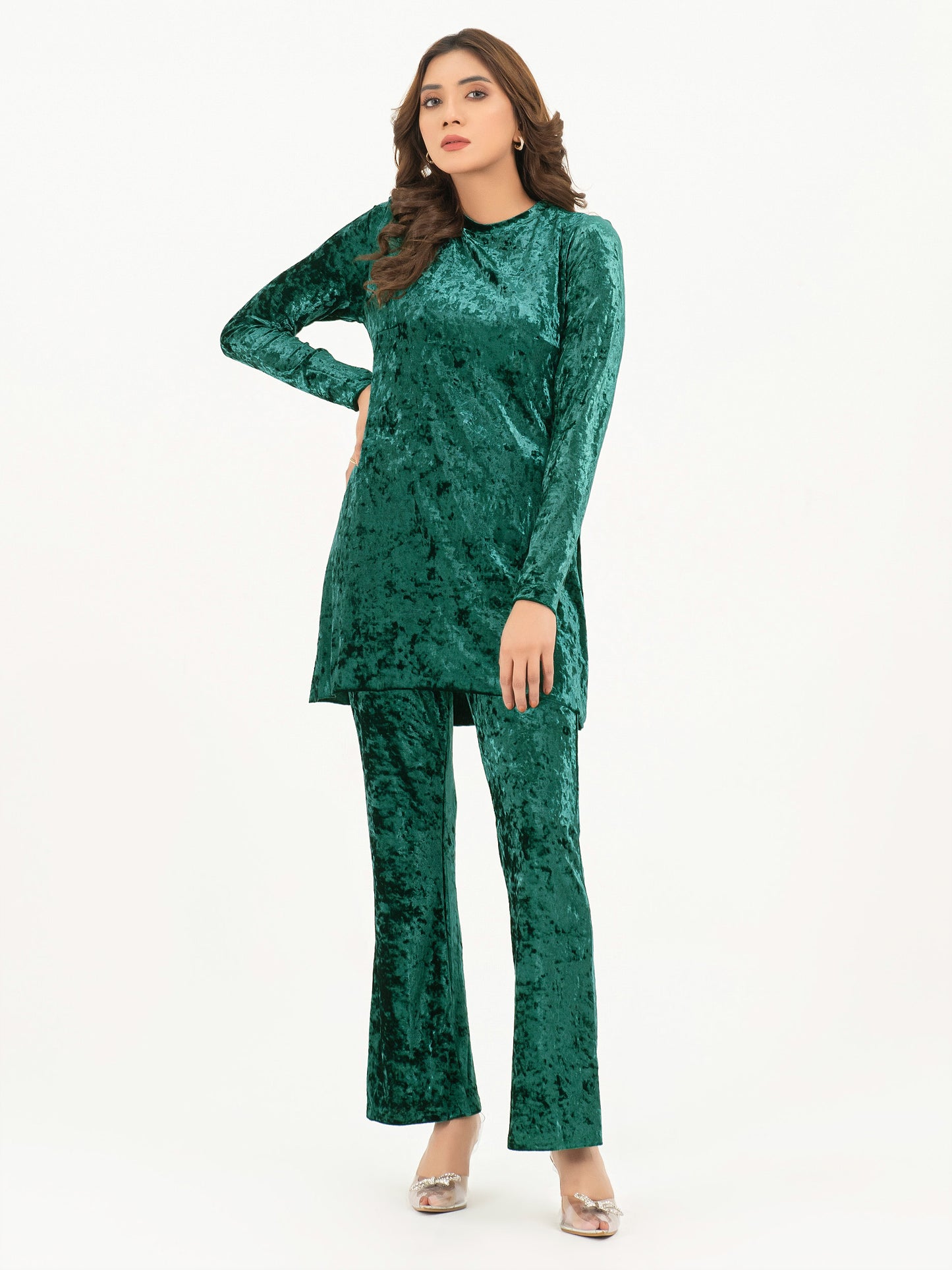 Velvet Co-Ord Set – Limelightpk