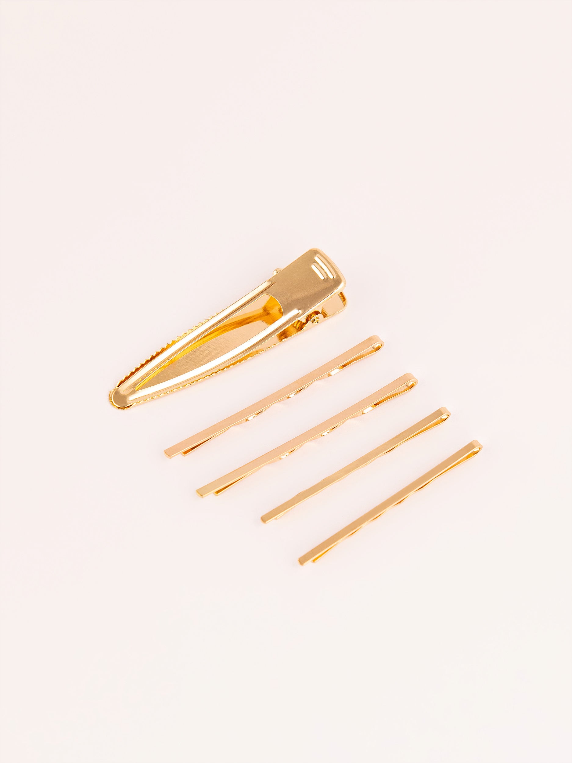 Golden Hair Clip Set – Limelightpk