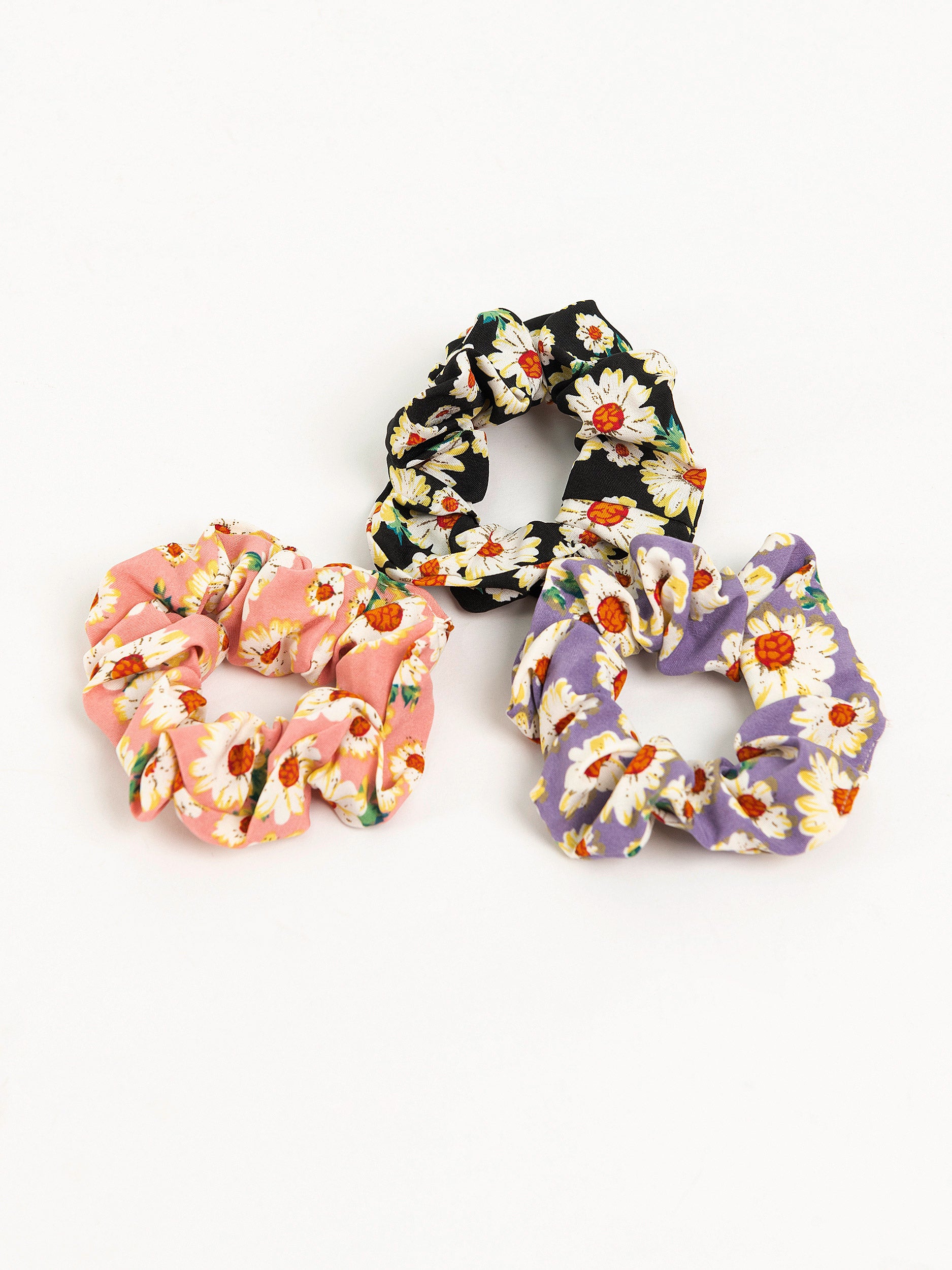 Floral Print Scrunchie Set – Limelightpk
