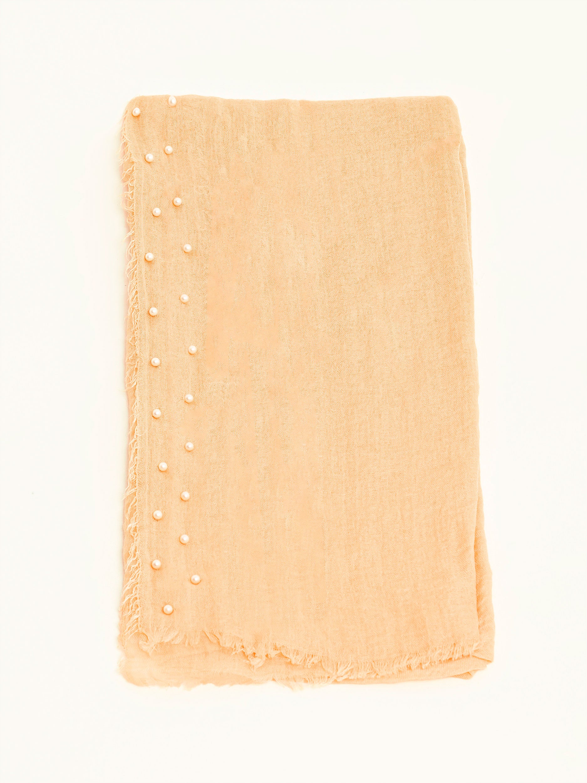 Pearl Embellished Scarf – Limelightpk
