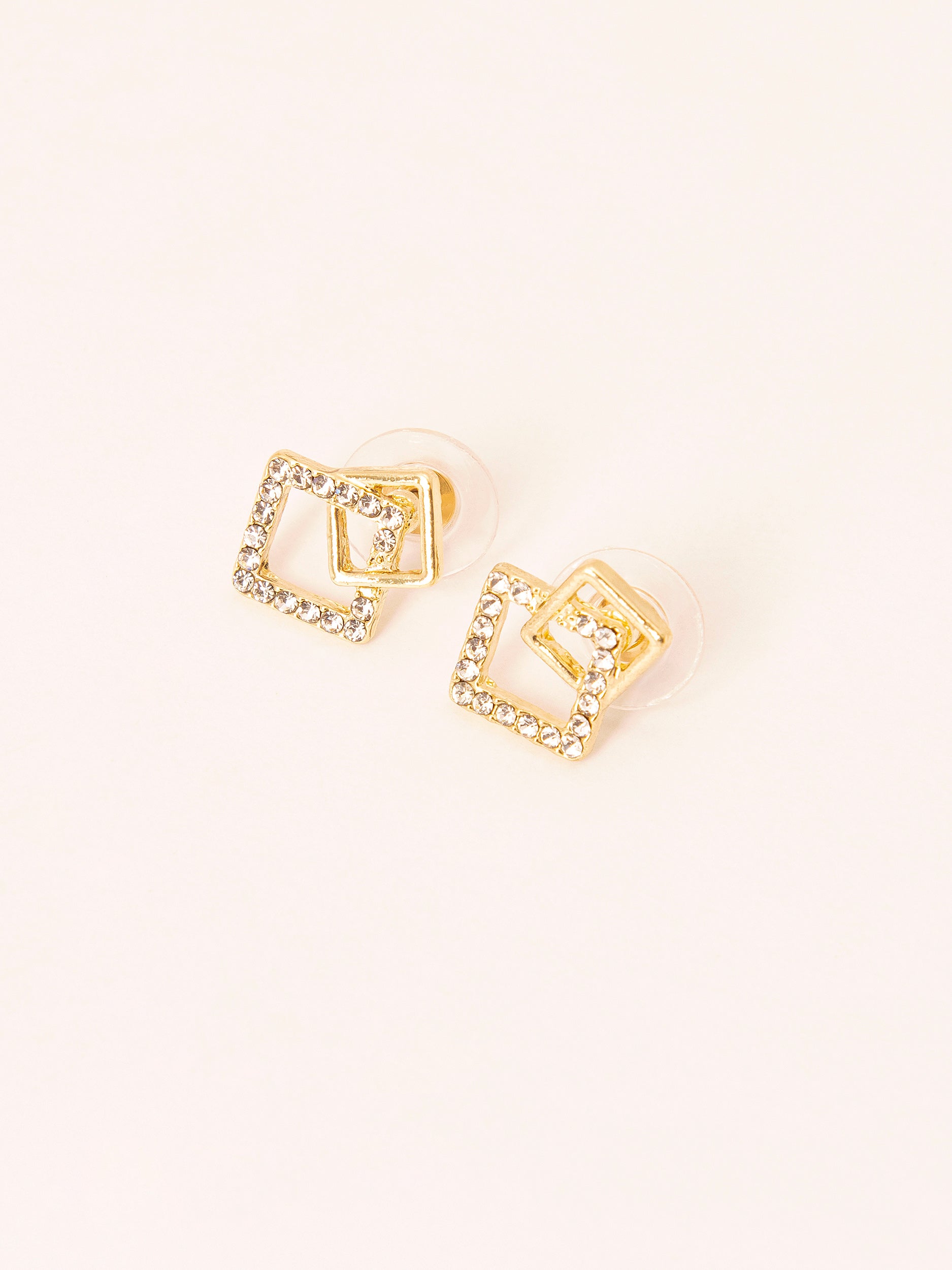 Looped Square Earrings – Limelightpk