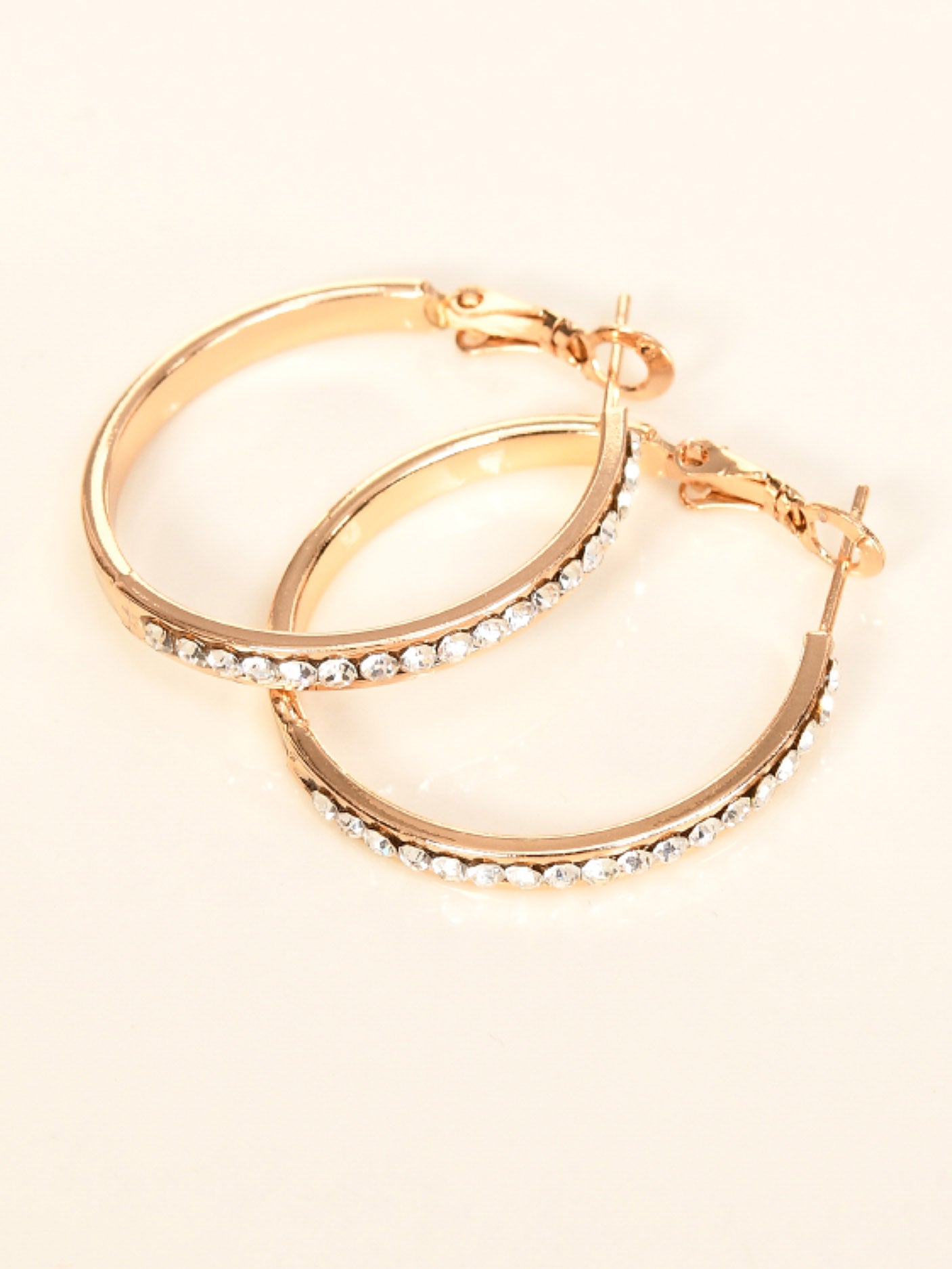 Mini Rhinestone Hoops – Limelightpk