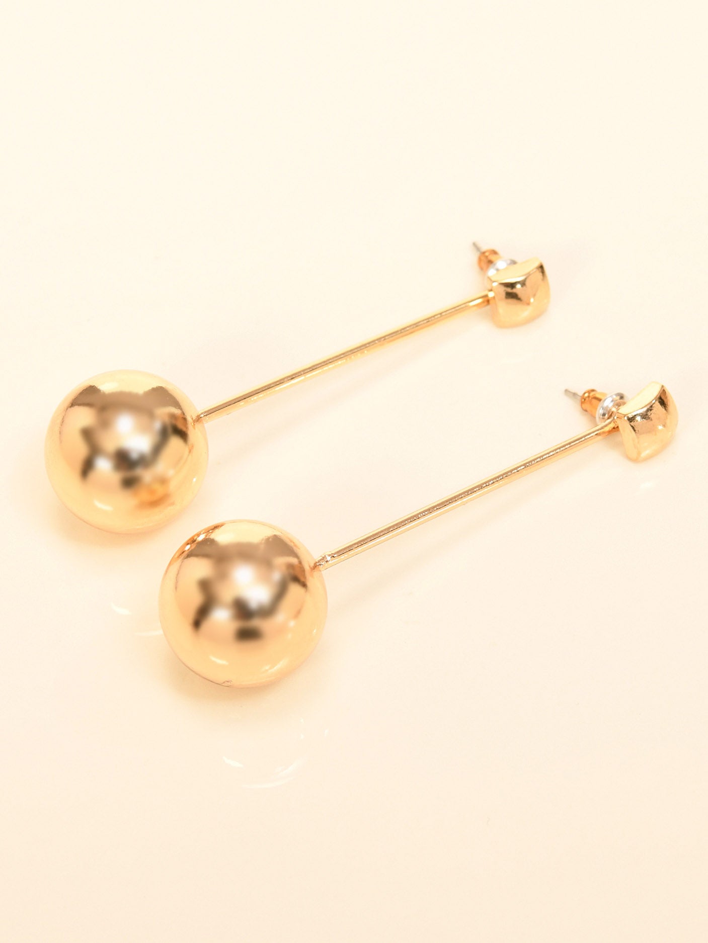 Metallic Drop Earrings – Limelightpk