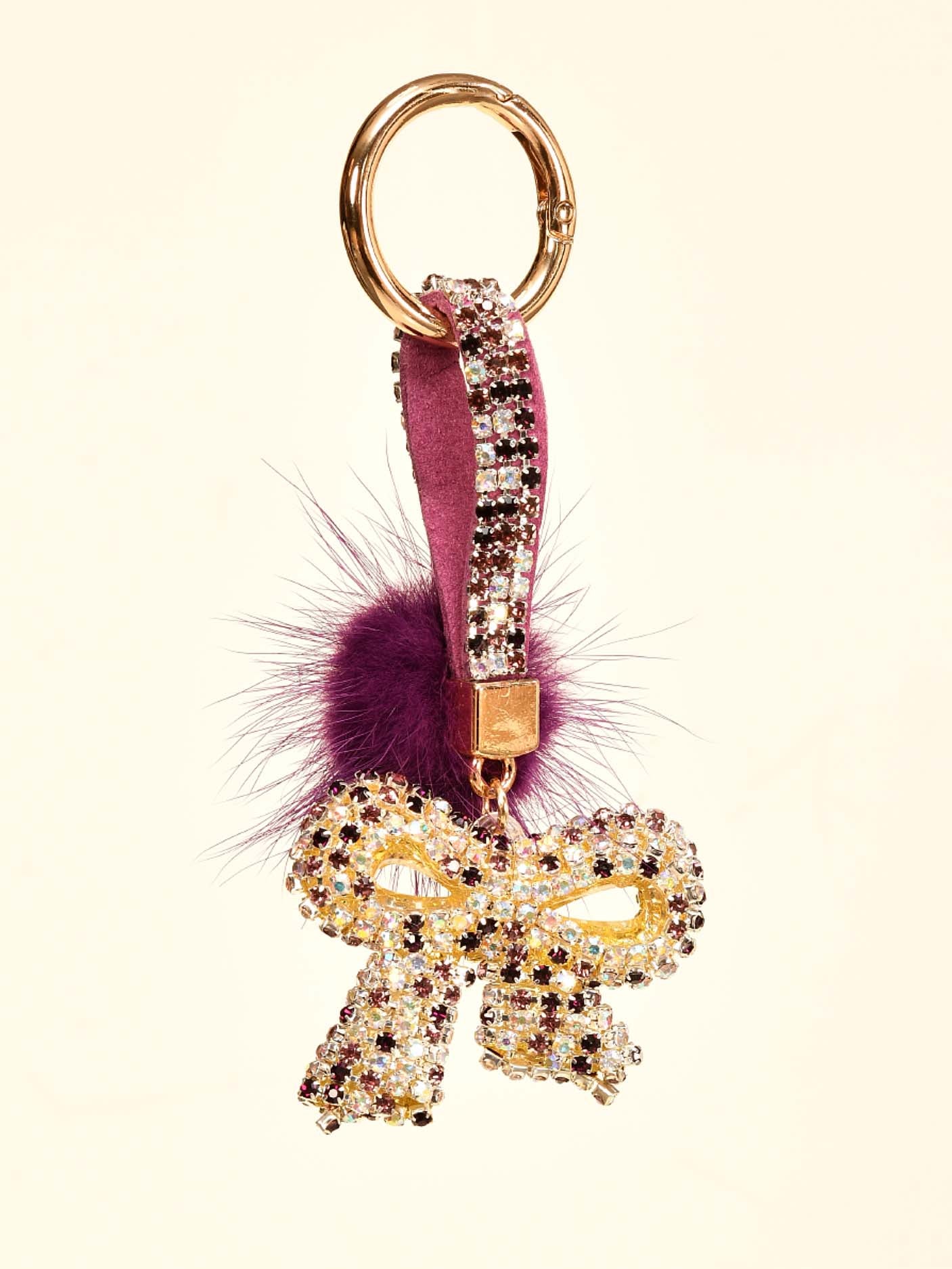Bow Rhinestone Key Chain – Limelightpk