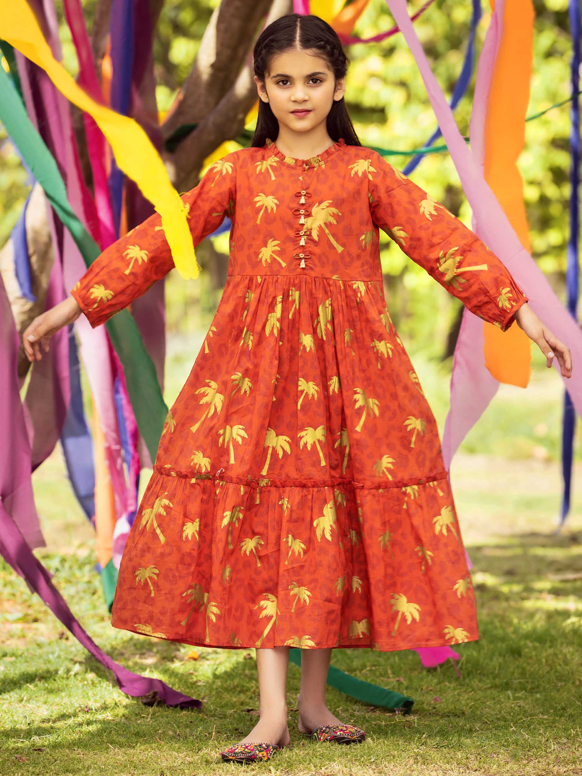 Printed Lawn Maxi – Limelightpk